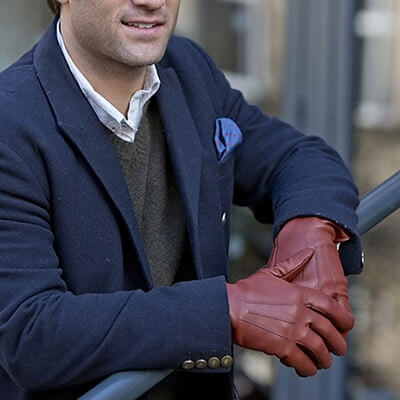 Mens Leather Handcrafted Premium Gloves | Southcombe Gloves